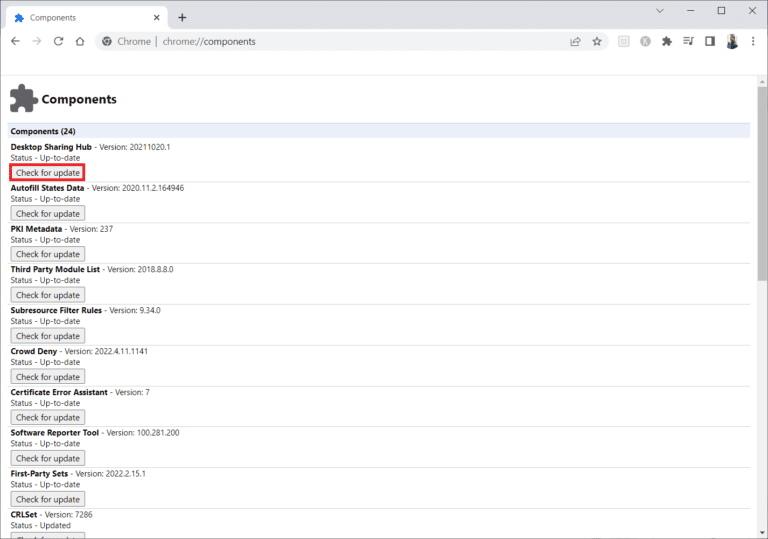 Fix Chrome Plugins Not Working in Windows 10 – TechCult