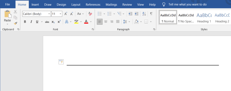 Inserire linea orizzontale o verticale in Word – DocTools
