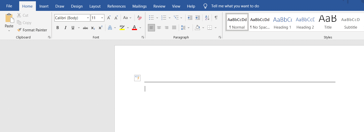 How To Insert A Line In Word TechCult