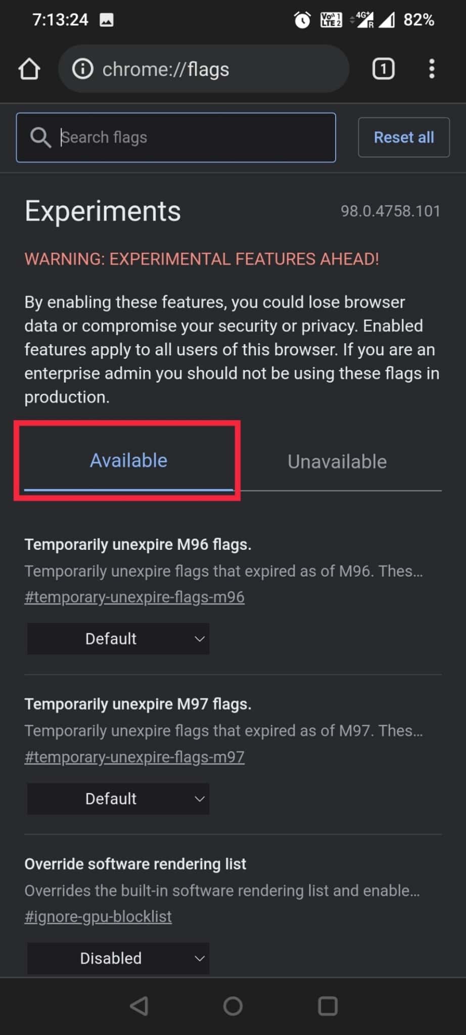 35 Best Google Chrome Flags for Android – TechCult
