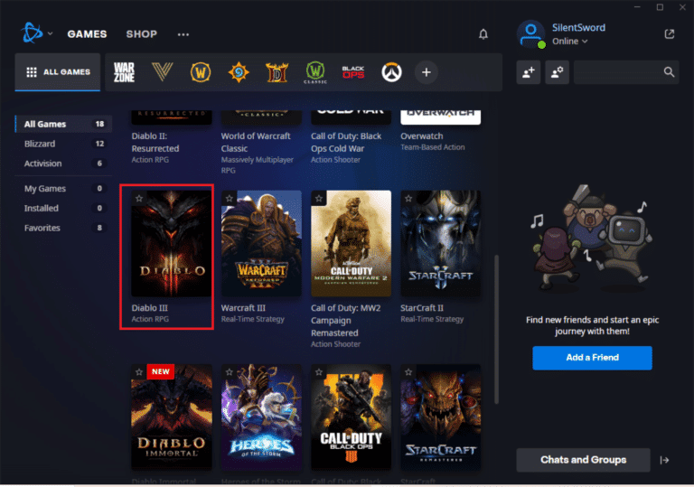 Fix Diablo 3 Error Code 1016 on Windows 10 – TechCult
