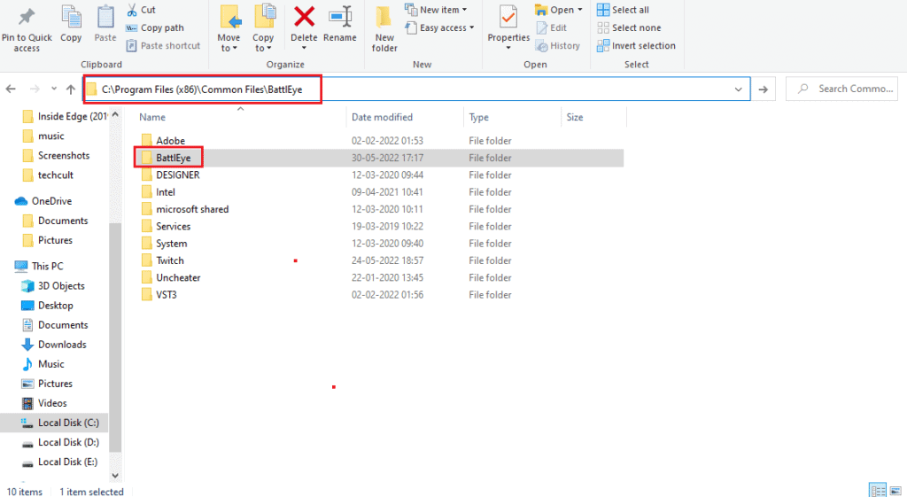 Fix Failed to Initialize BattlEye Service Generic Error – TechCult Fix Failed to Initialize BattlEye Service Generic Error – TechCult