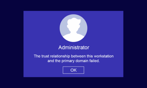 Fix The Trust Relationship Between This Workstation and the Primary ...