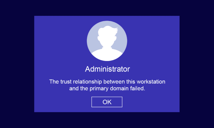Fix The Trust Relationship Between This Workstation And The Primary