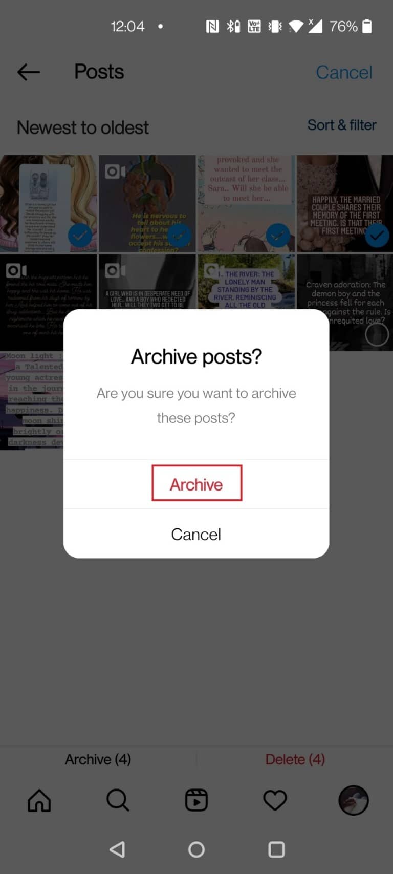 How to Mass Archive Instagram – TechCult