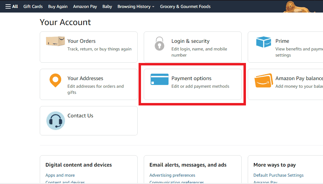 How To See Full Credit Card Number On Amazon TechCult How To See Full Credit Card Number On Amazon TechCult