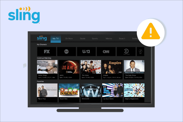 Fix Sling TV Down on Windows 10 – TechCult