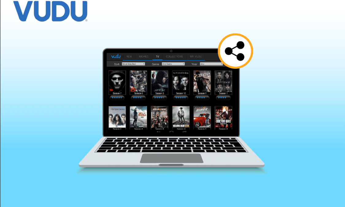 How to Share Vudu Library - TechCult