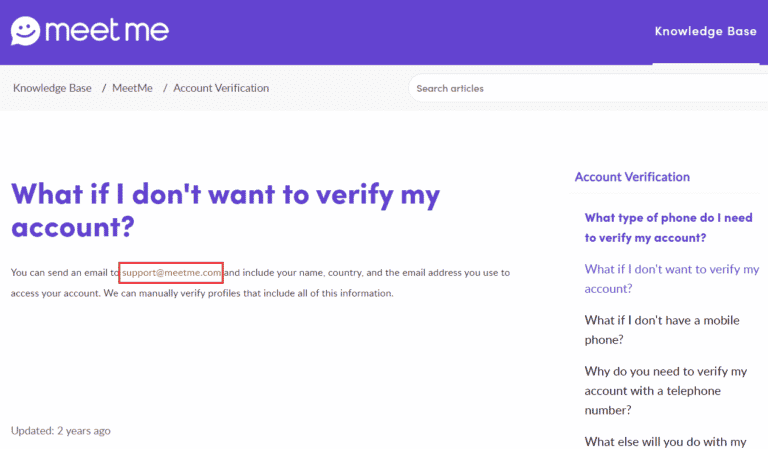 How Do I Recover My MeetMe Account – TechCult