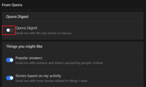 How Do I Unsubscribe from Quora Digest – TechCult