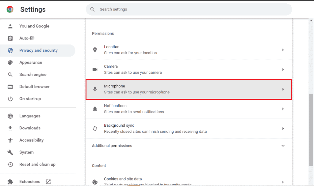 Fix Your Mic is Muted by System Settings in Google Meet – TechCult