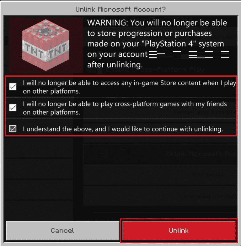 How to Connect Microsoft Account to Minecraft on PS4 – TechCult