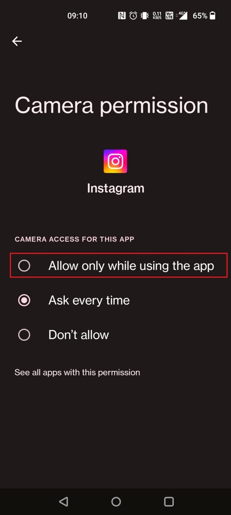 How to Enable Camera Access on Instagram – TechCult