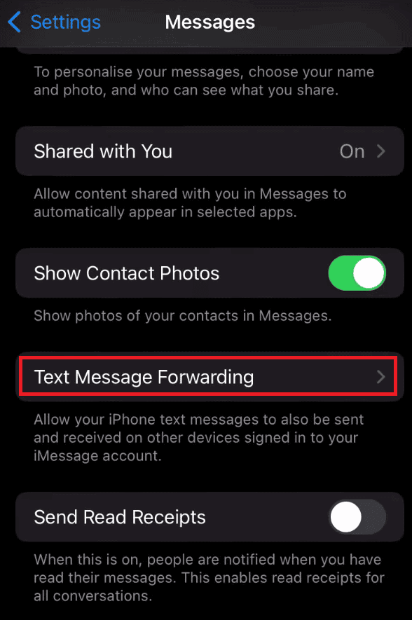 How To Automatically Forward Text Messages To Another Iphone Techcult