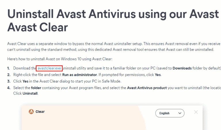 Fix Avast Keeps Turning Off in Windows 10 – TechCult