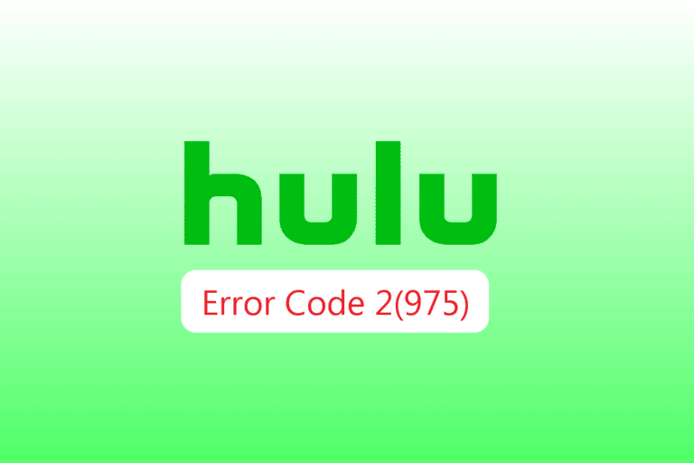 Fix Hulu Error Code 2 975 TechCult