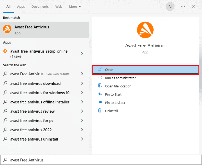 Fix Avast Not Updating Virus Definitions – TechCult