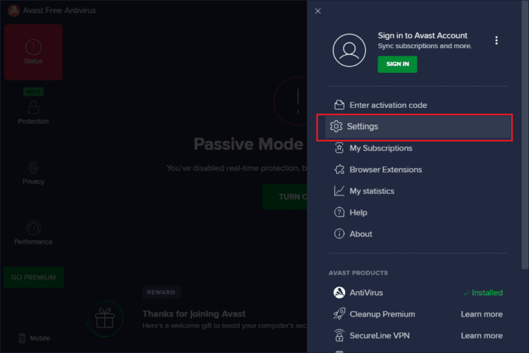 Fix Avast Not Updating Virus Definitions – TechCult