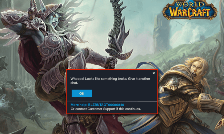 Fix Can't Update World of Warcraft BLZBNTAGT00000840 Error - TechCult