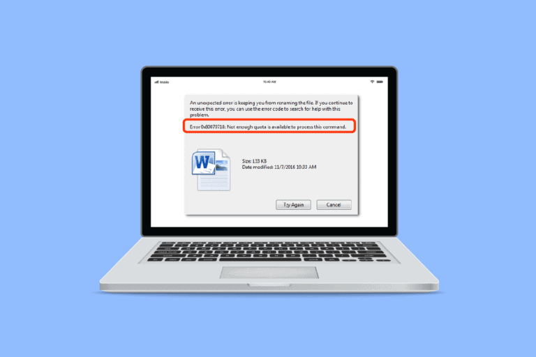 Fix Error 0x80070718 in Windows 10 – TechCult