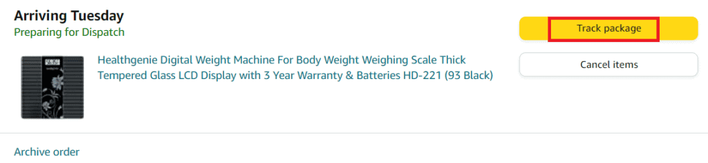 What to do When Amazon Says Order Not Yet Shipped? – TechCult