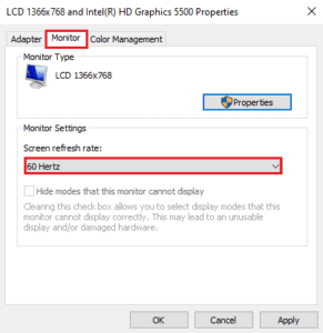 Fix 144Hz Not Showing Up in Windows 10 Monitor – TechCult