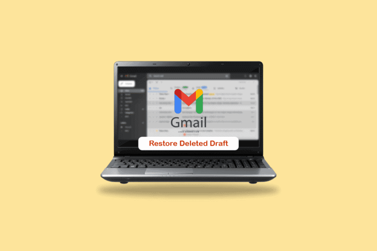 How To Restore Deleted Draft In Gmail TechCult