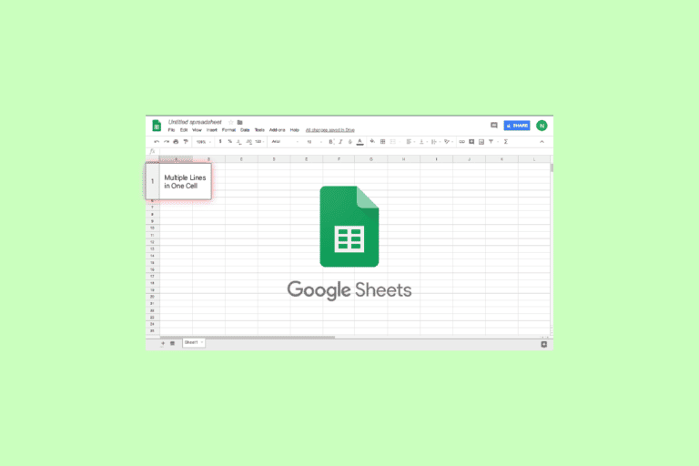 How To Add Multiple Lines In One Cell In Google Sheets TechCult
