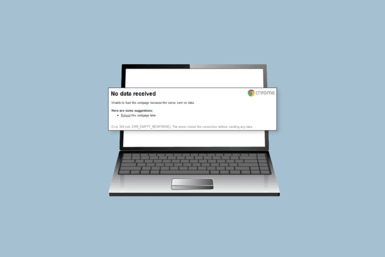 Fix Google Chrome Server Sent No Data Error – TechCult