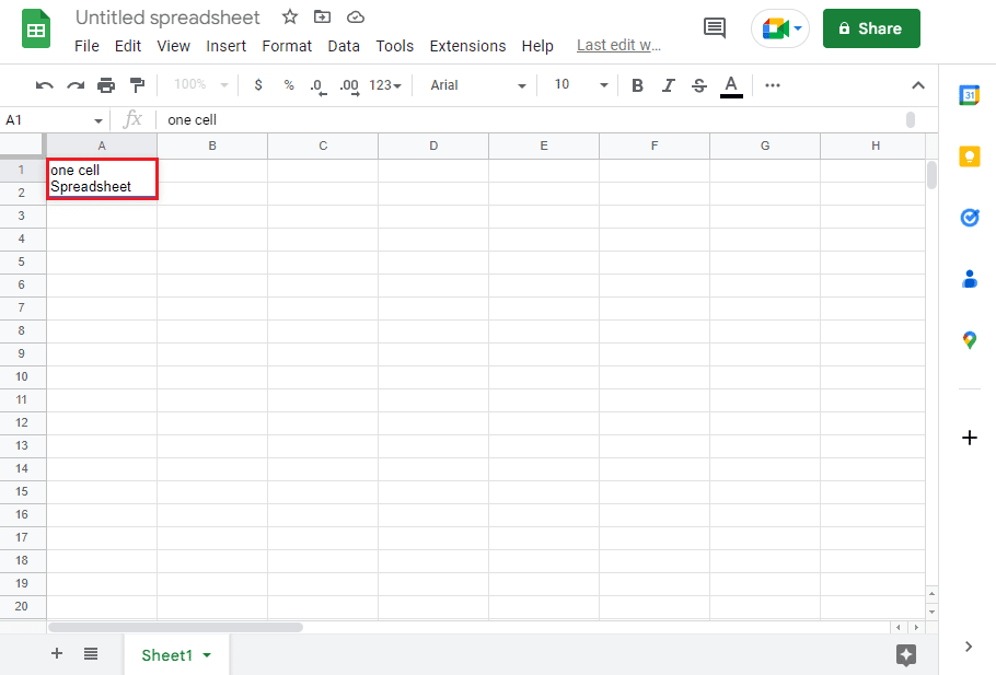How To Add Multiple Lines In One Cell In Google Sheets Techteds