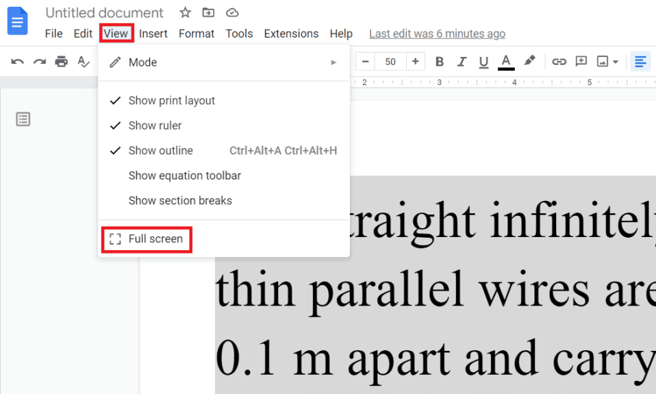 How To Zoom Out In Google Docs TechCult