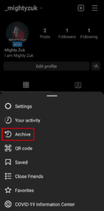 How to See Archived Posts on Instagram Desktop – TechCult