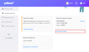 How to Change Phone Number on Yahoo Mail – TechCult