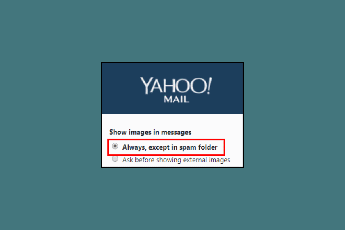 How To Enable Or Disable Images On Yahoo Mail TechCult