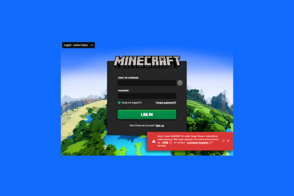 11 Ways To Fix Minecraft Error Code Deep Ocean TechCult