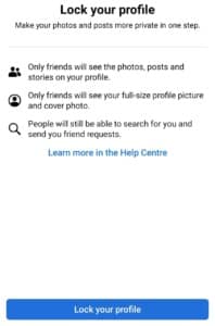 How to Lock Facebook Profile – TechCult