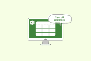 How to Turn Off Scroll Lock in Excel – TechCult