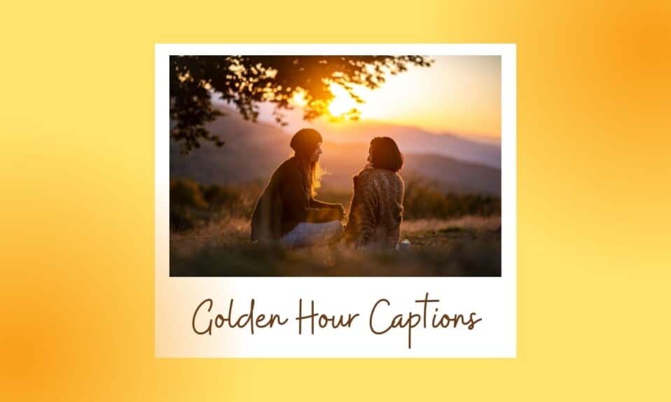150+ Perfect Golden Hour Captions - TechCult