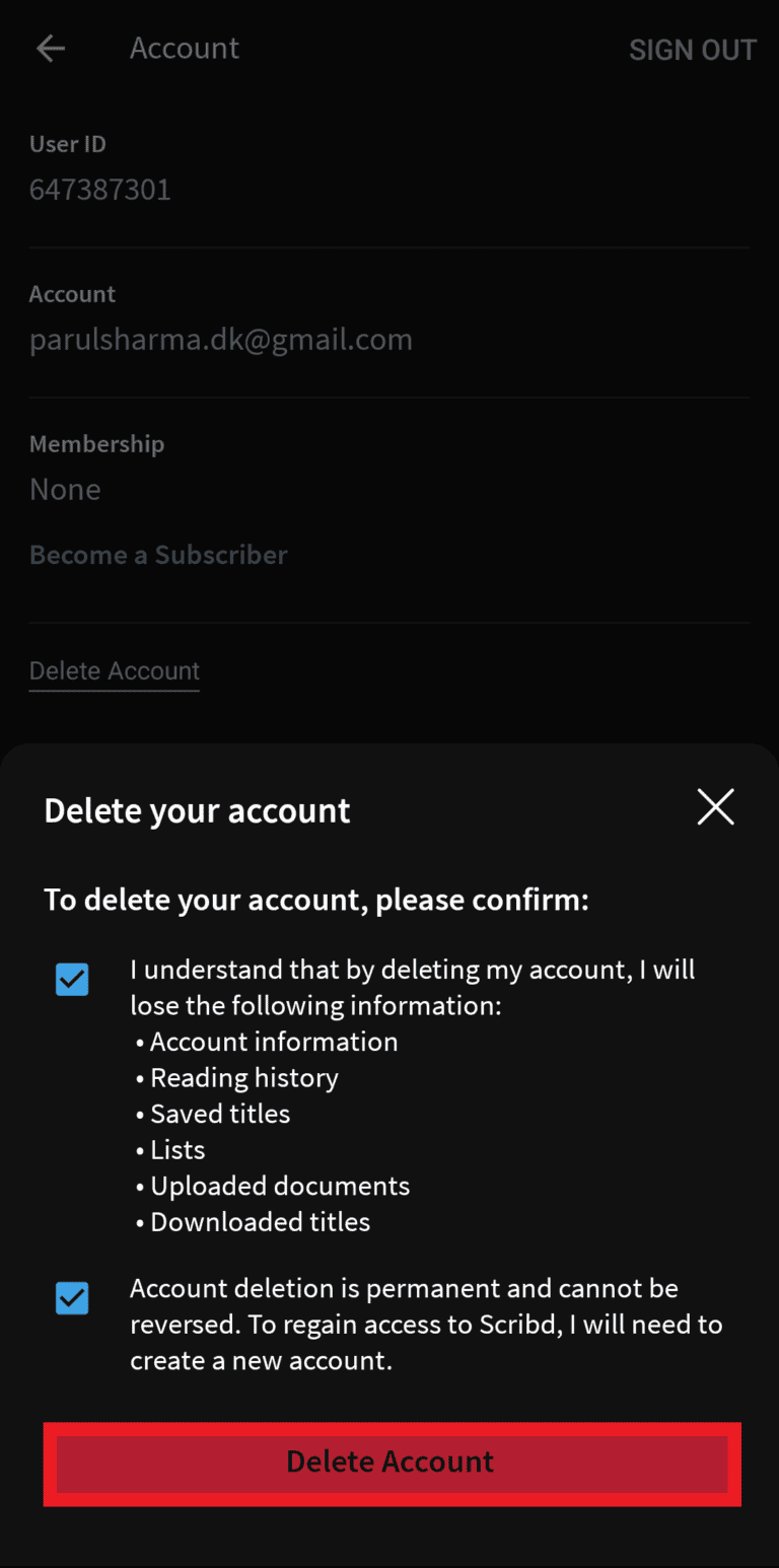 How to Delete Scribd Account – TechCult