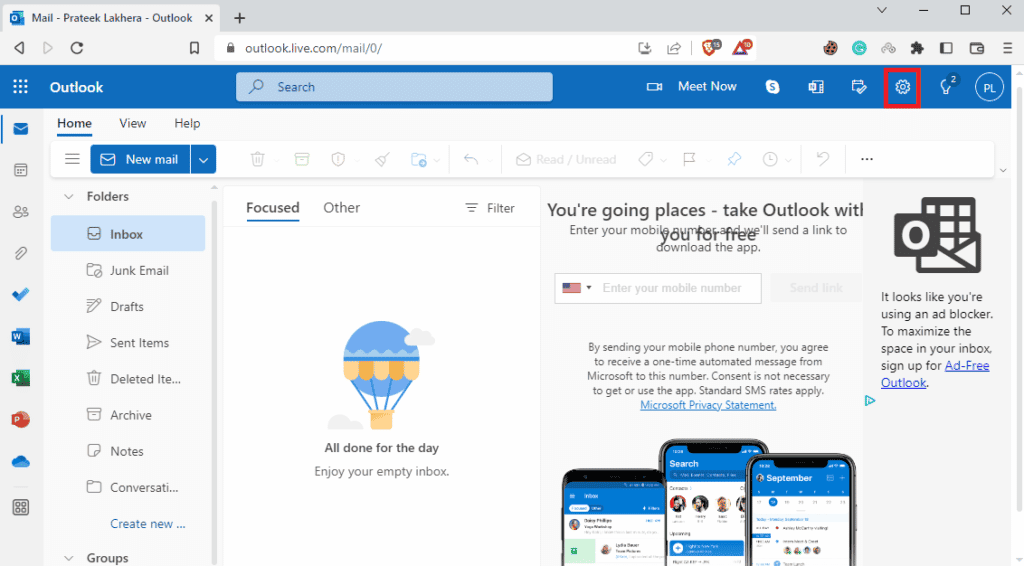 Fix Signature Button Not Working in Outlook – TechCult