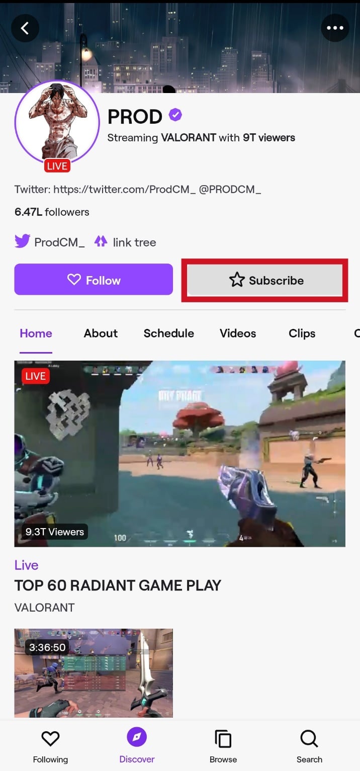 How To Sub With Twitch Prime On Mobile TechCult How To Sub With Twitch Prime On Mobile TechCult