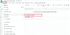 How to Set Google Sheets Edit Permissions – TechCult