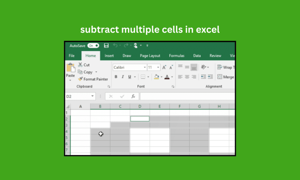 how-to-subtract-multiple-cells-in-excel-techcult