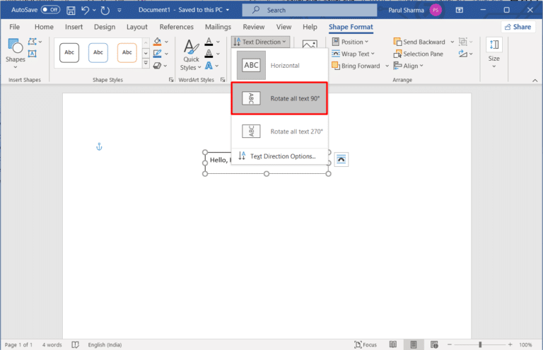 how-to-make-text-vertical-in-word-techcult