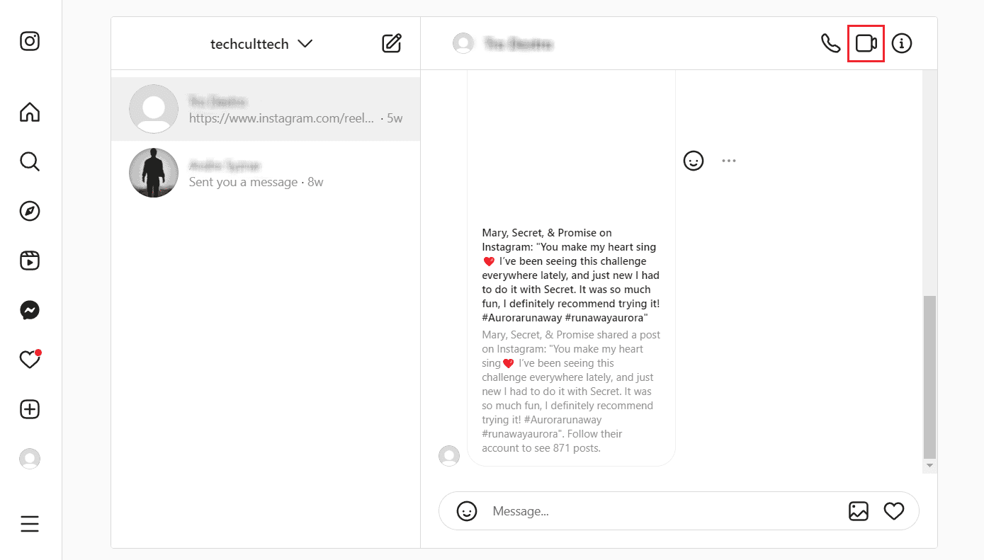 How To Video Chat On Instagram On PC TechCult