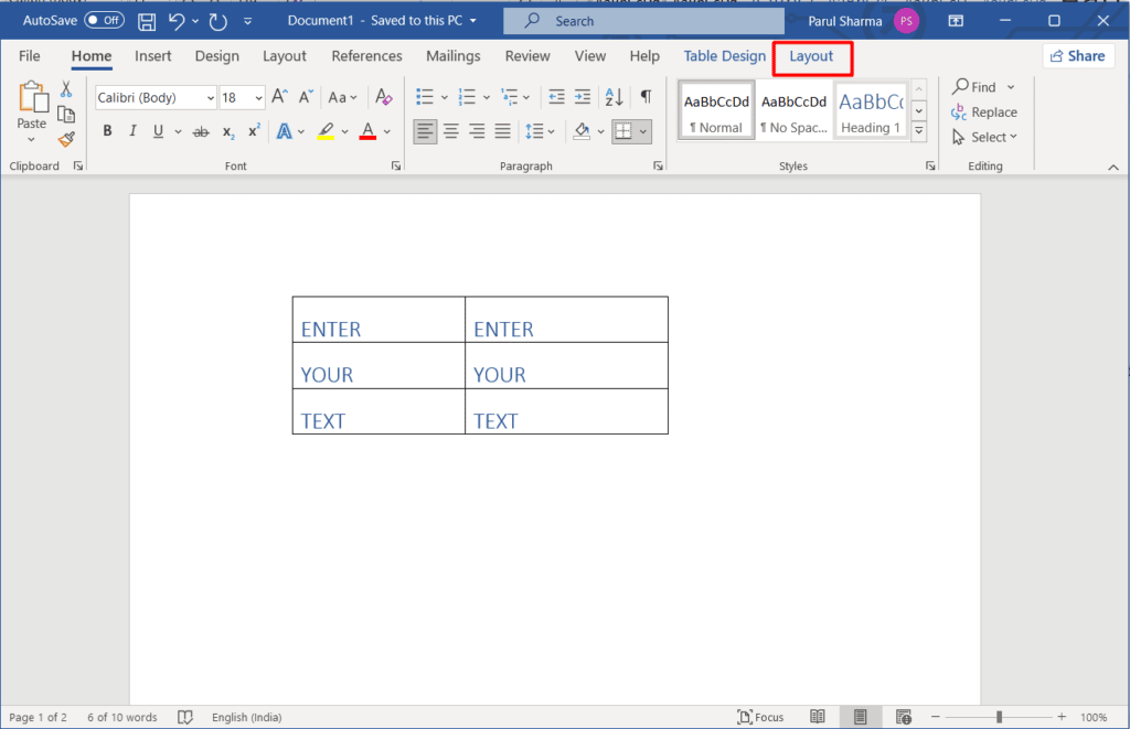 How To Make Text Vertical In Word TechCult