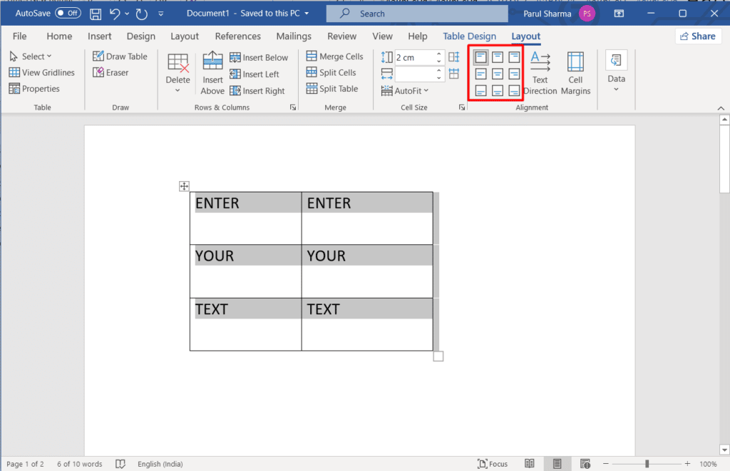 How To Make Text Vertical In Word TechCult