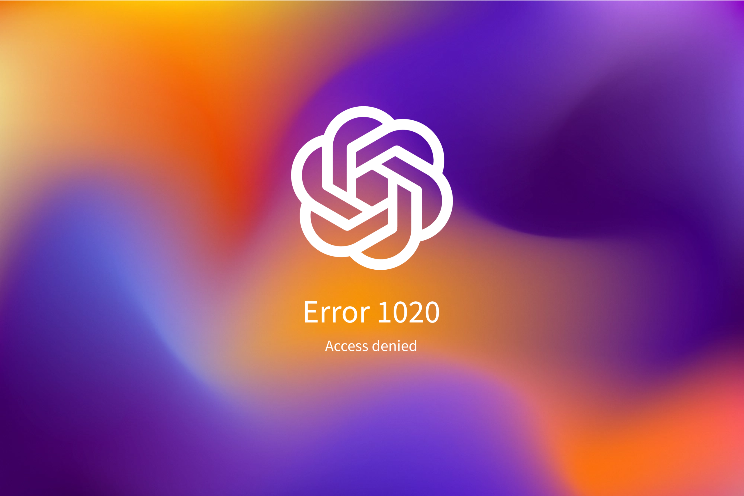 Fix ChatGPT Access Denied 1020 Error TechCult
