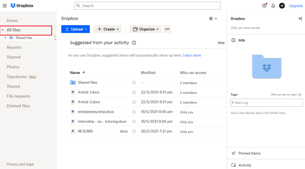 Fix Dropbox Not Enough Space To Access Folder Techcult