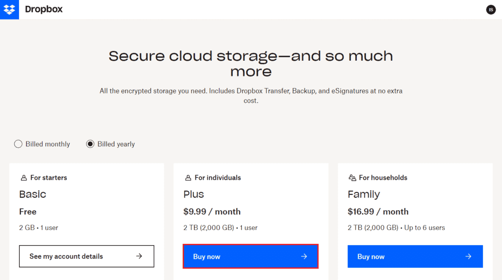 Fix Dropbox Not Enough Space to Access Folder – TechCult